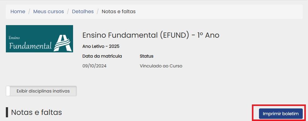 Como acessar e imprimir o boletim escolar? – UNASP